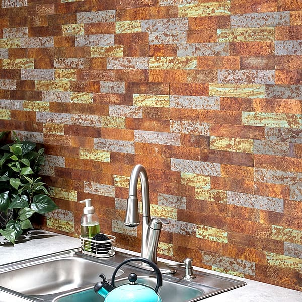 distressed pattern tile